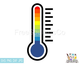 Thermometer SVG Bundle Thermometer SVG Thermometer Clipart - Etsy