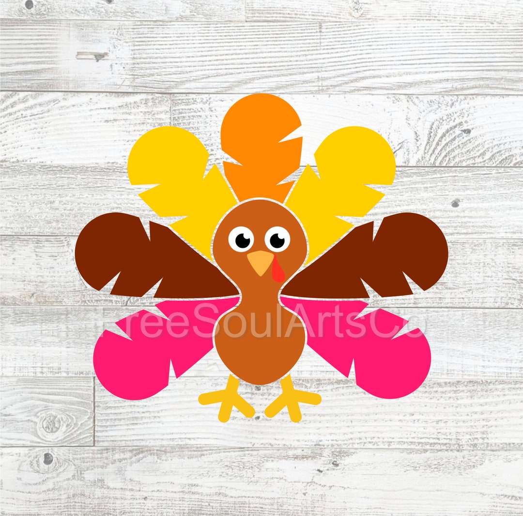 Turkey Svg. Thanksgiving Turkey Svg. Happy Thanksgiving Svg Clipart ...