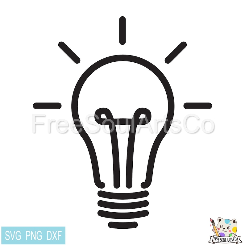 Light Bulb Svg. Lightbulb Svg. Incandescent Lamp Svg. Light Bulb ...
