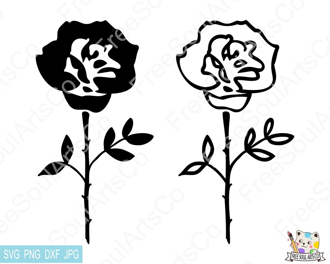 Rose Svg. Flowers Svg. Rose Flowers Svg. Floral Spring Svg. - Etsy