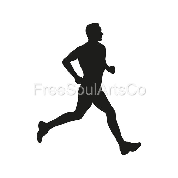 Running Man Svg. Runner Svg. Man Athlete Running Jogging Svg. | Etsy ...