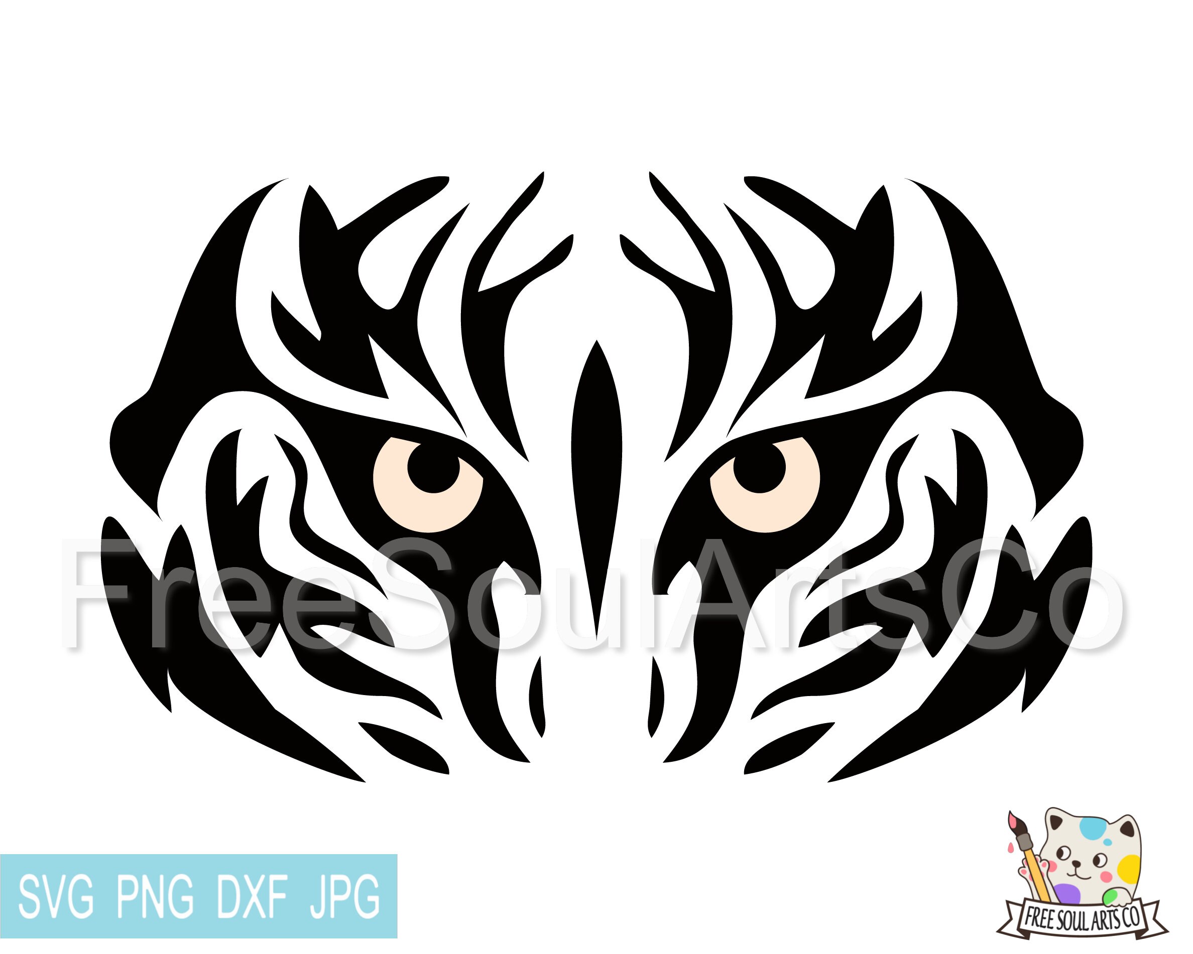 Tiger Svg. Tiger Head Svg. Tiger Face Svg. Tiger Head Clipart. - Etsy ...