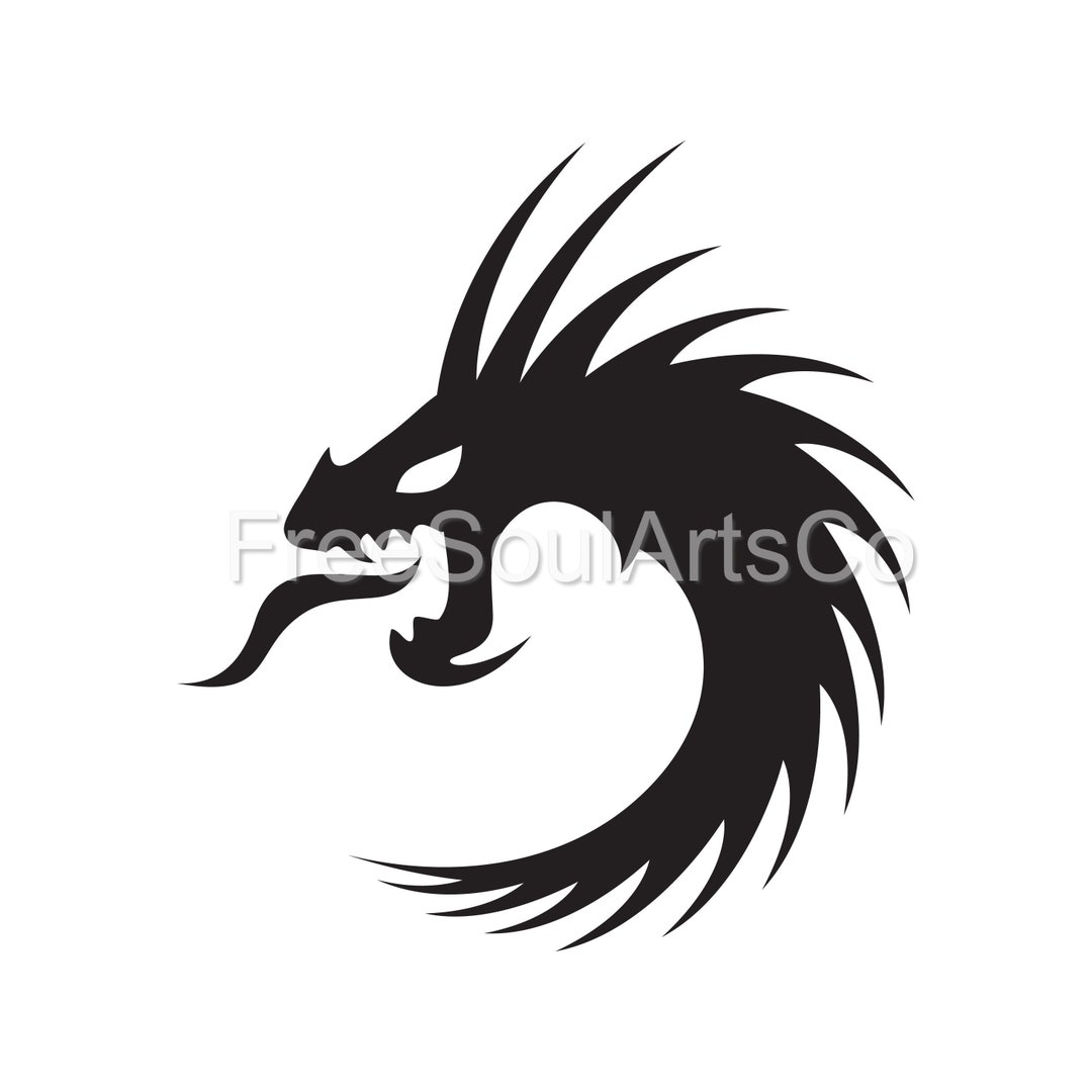 Dragon Svg. Dragon Head Svg. Dragon Clipart. Fire Breathing Dragon Svg ...