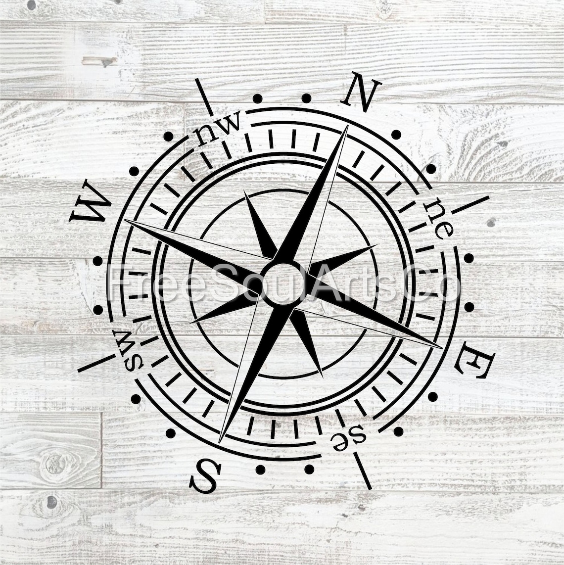 Compass Svg. Nautical Compass Svg. Compass Rose Svg. Compass - Etsy