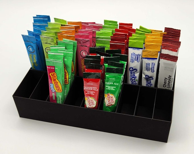Water Flavor Packet Organizer - Large - Etsy