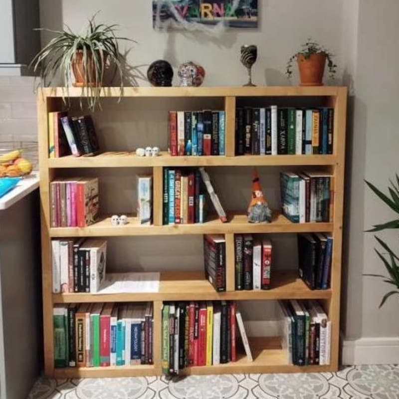 Rustic Bookcase - Etsy
