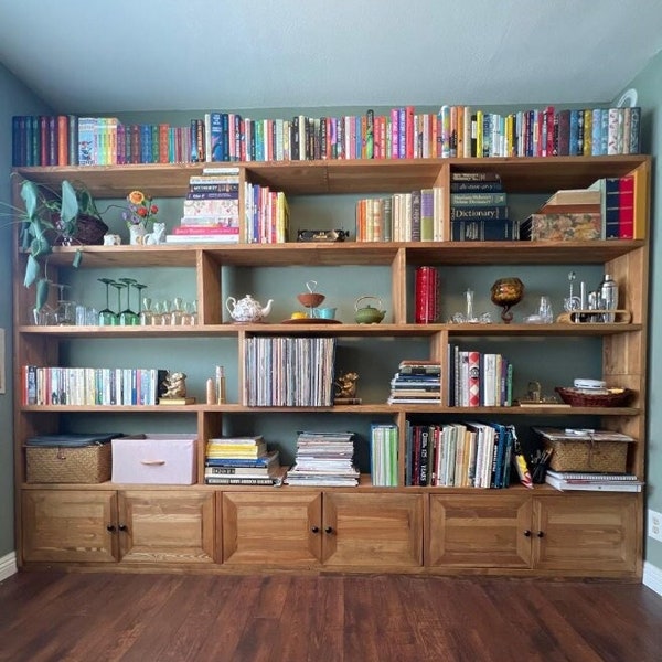 Rustic Bookcase - Etsy