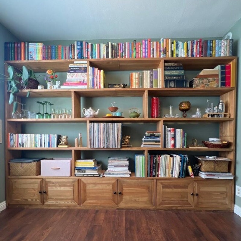 Custom Bookshelf - Etsy