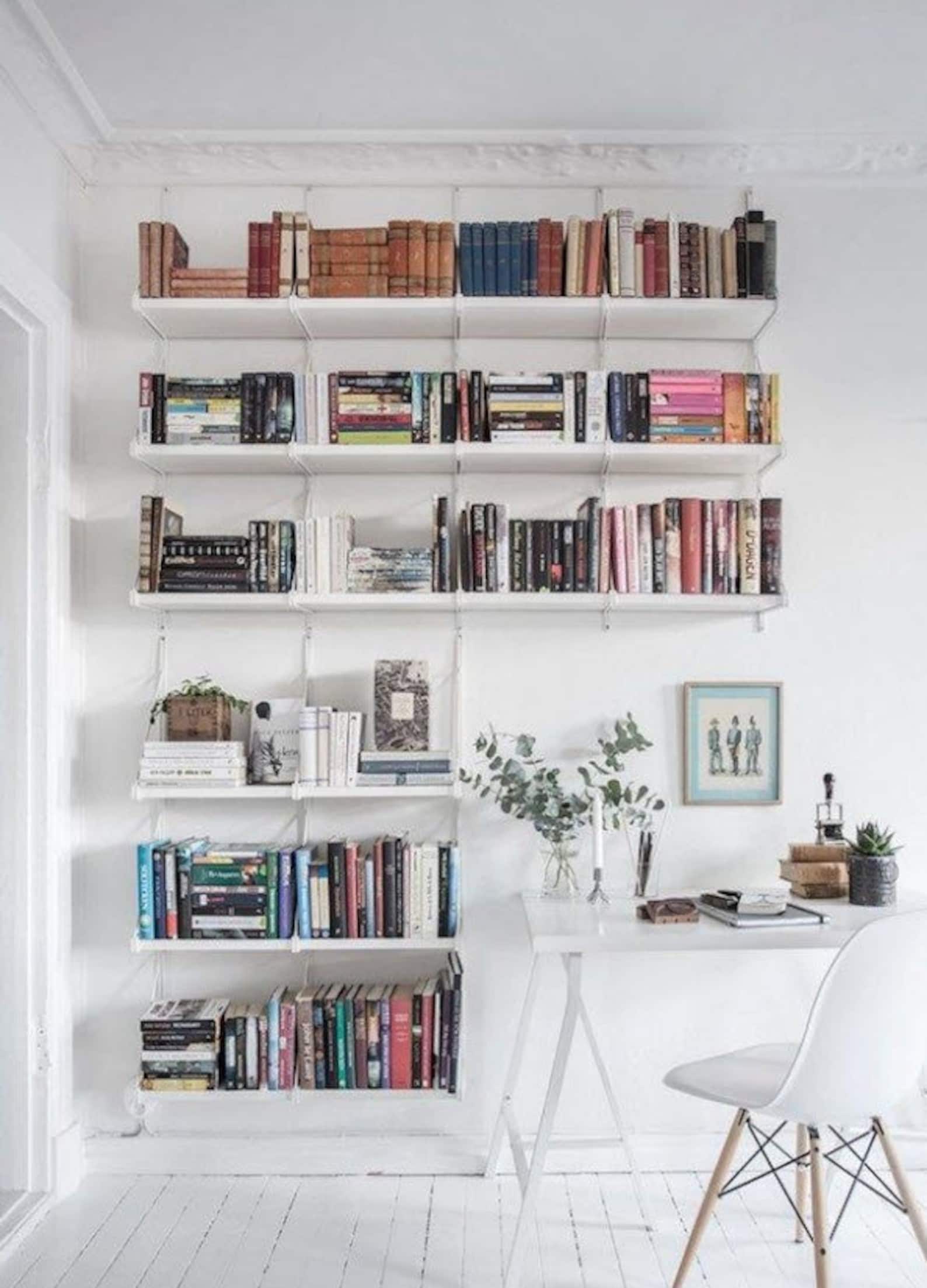 Customizable Design Bookshelf Decorative Wooden Bookcase - Etsy