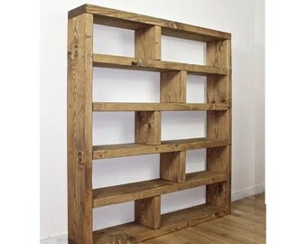 Rustic Bookcase - Etsy