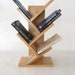 Desktop Mini Bookcase - Solid Wood Tree Bookshelf - Decorative Small ...