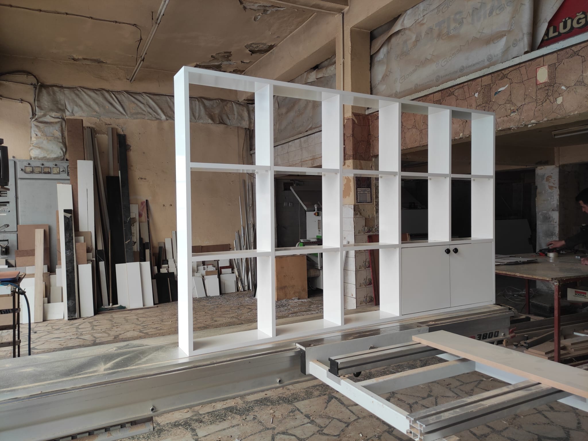 Wooden Custom Bookcase - Decorative Shelving Unit - Multipurpose Stuff ...