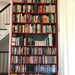 Design Red Bookcase - Customizable Wooden Library - Decorative Large ...