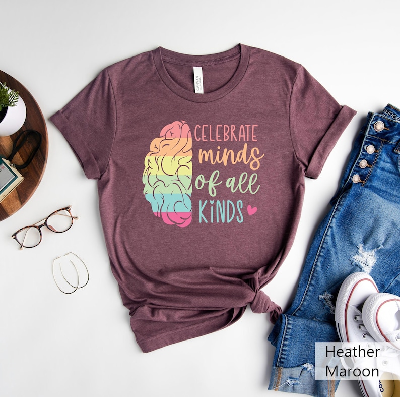 Celebrate Minds of All Kinds Shirt Autism - Etsy