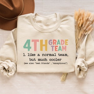 Custom Fourth Grade Team Shirts, 4th Grade Teacher Shirt, 4th Grade T ...