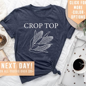 Crop Top Corn Shirt Gift for Farm Girl, Corn Sweatshirt, Farm Life ...