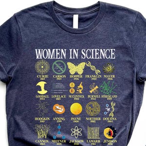 Women in Science - Scientist T Shirt - Etsy