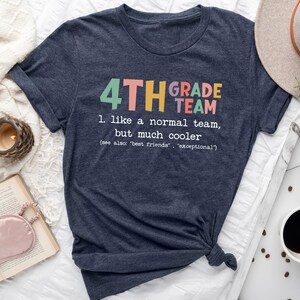 Custom Fourth Grade Team Shirts, 4th Grade Teacher Shirt, 4th Grade T ...