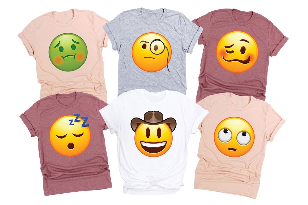 Custom Emoji Icon Shirts,funny Emoji Group Sweatshirt,family Reunion T ...