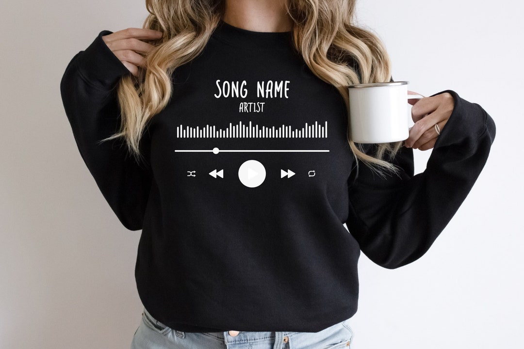 Custom Song Name Sweatshirt,custom Artist Name Sweatshirt,custom ...