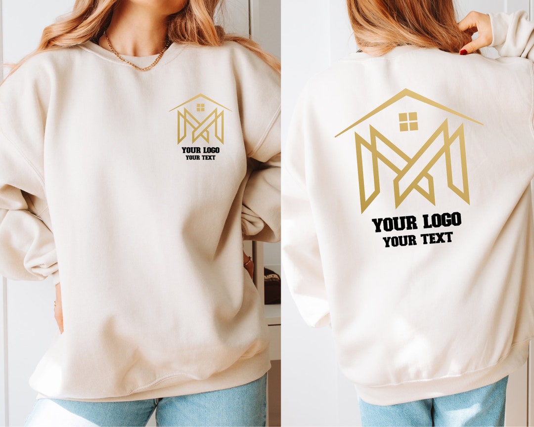 Custom Company Logo Sweatshirt, Company Logo Shirt,personalized Custom ...