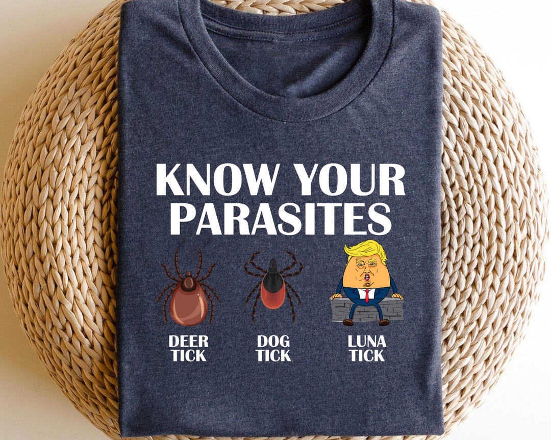 Retro Funny Know Your Parasites Anti Trump Democrat Political Vote ...