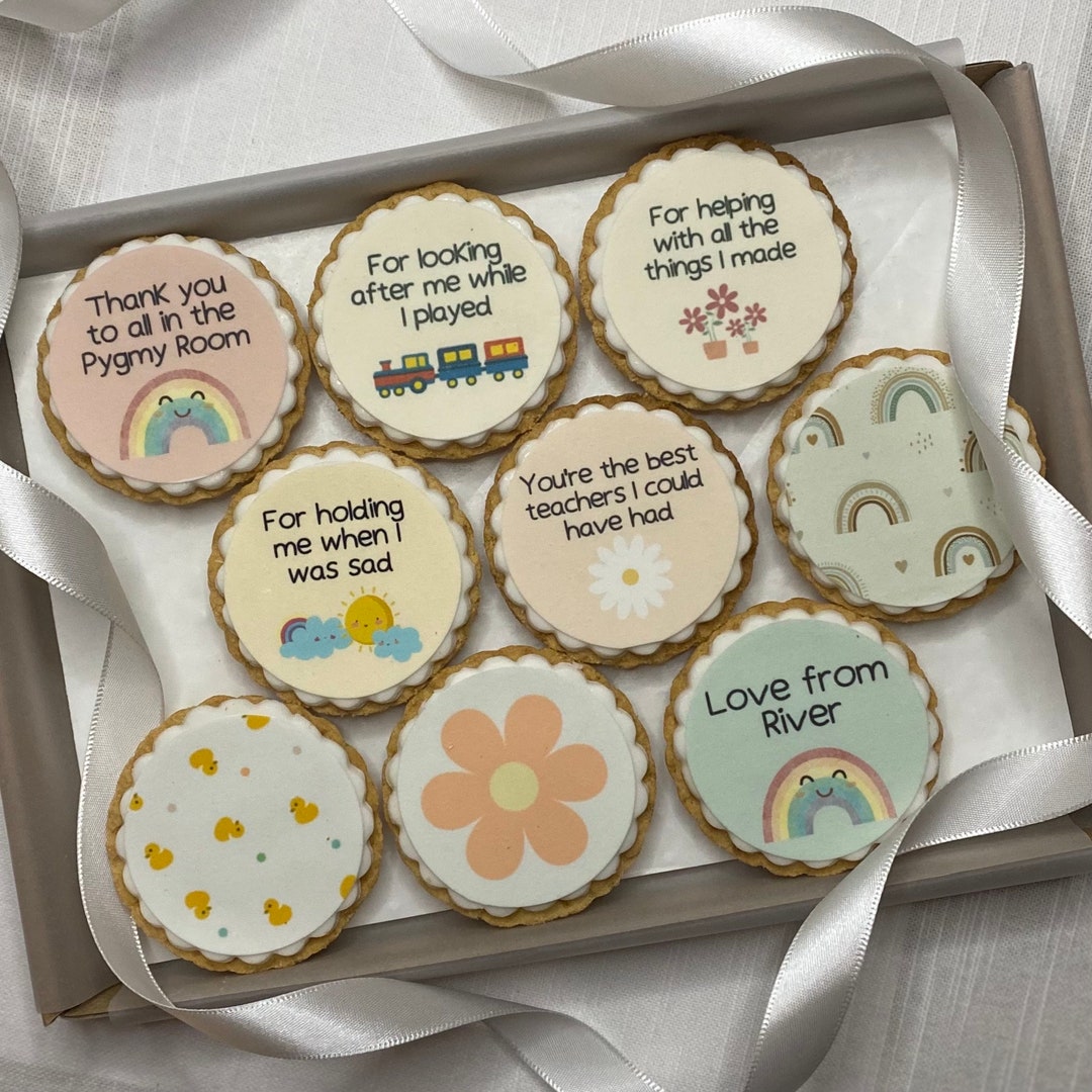 Teacher Gift Box of Biscuits Nursery, Preschool, Reception Class ...