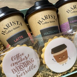 Personalised Coffee & Biscuits Gift Box, Coffee Hamper, Coffee Lover ...