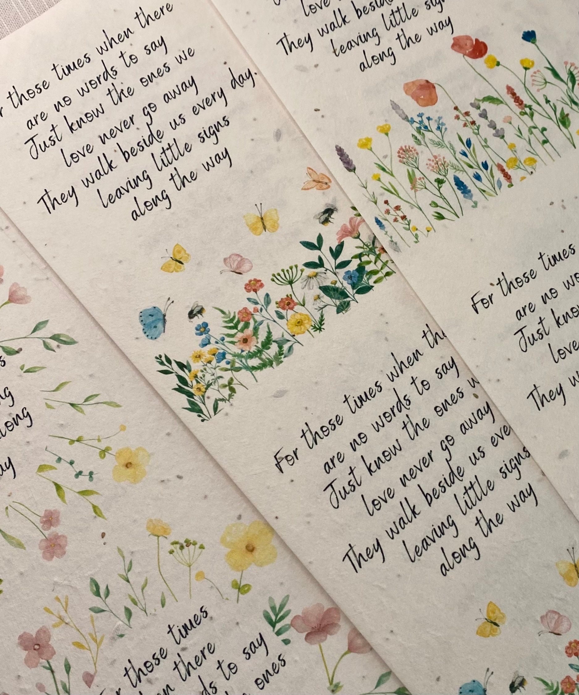 Sympathy Card and Memory Gift Plant Sympathy Card Plantable - Etsy