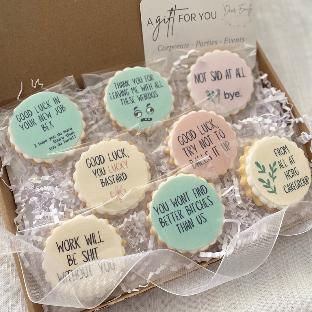 Funny Good Luck New Job Biscuits Good Luck Seeded Card Funny - Etsy UK