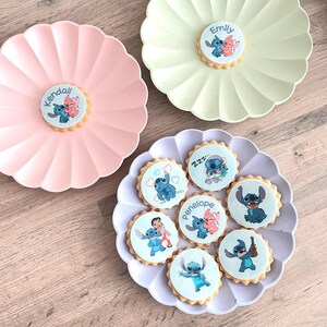 STITCH Birthday Biscuits, Stitch Party Decor, Personalised Stitch Party ...