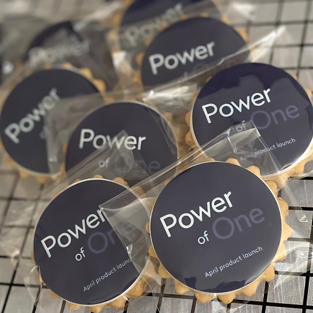 Branded Corporate Logo Biscuits, Bespoke Iced Biscuits for Corporate ...