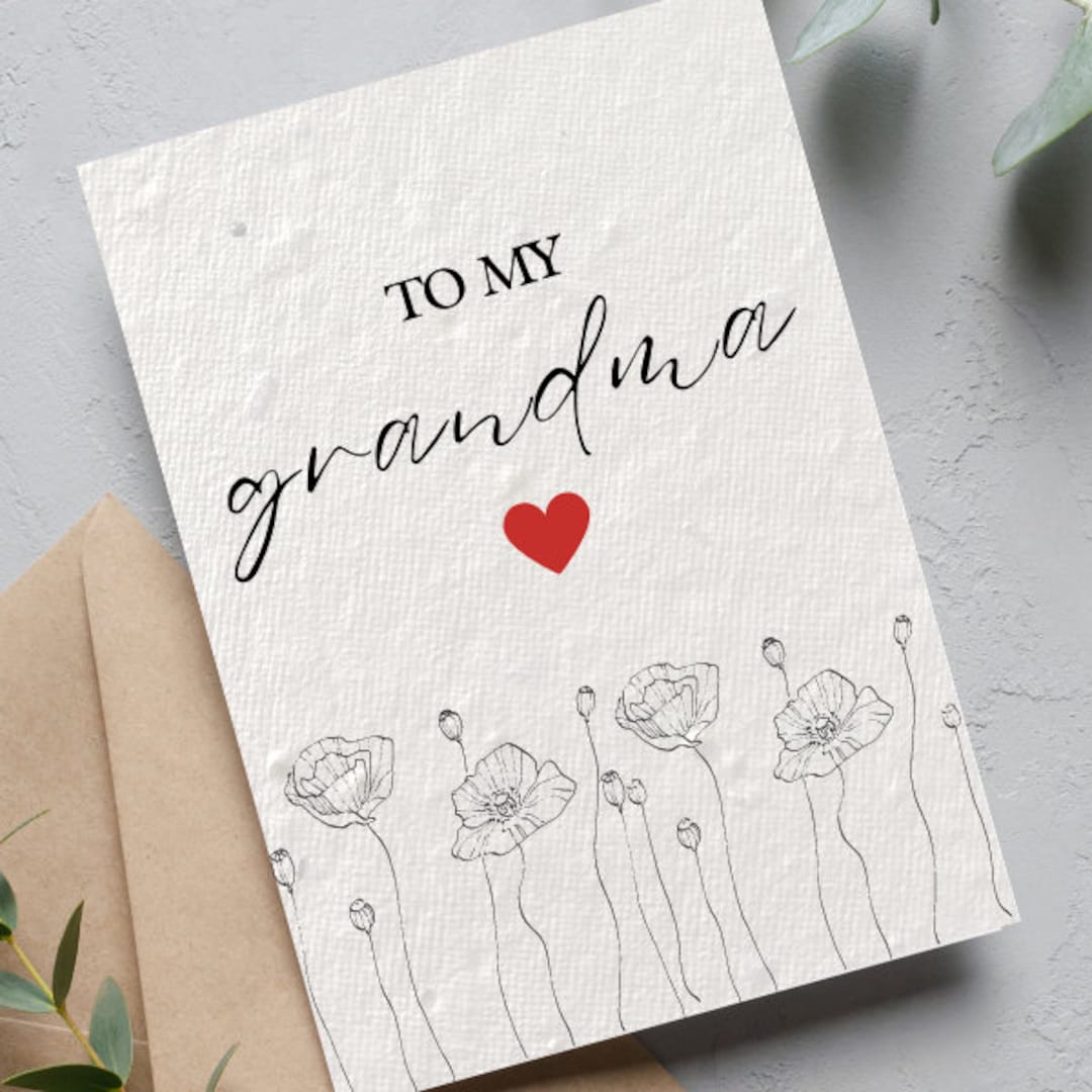 Grandma Birthday Card, Happy Birthday Grandma, Amazing Grandma Card ...