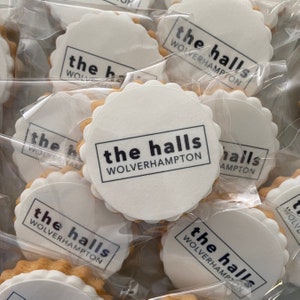 Branded Corporate Logo Biscuits, Bespoke Iced Biscuits for Corporate ...