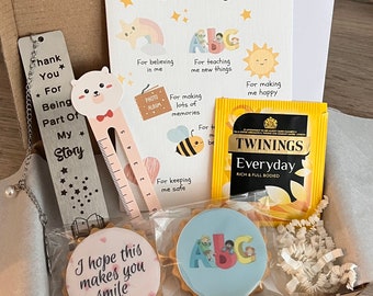Teacher Gift Box of Biscuits Nursery, Preschool, Reception Class ...