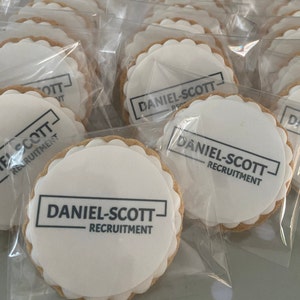 Branded Corporate Logo Biscuits, Bespoke Iced Biscuits for Corporate ...