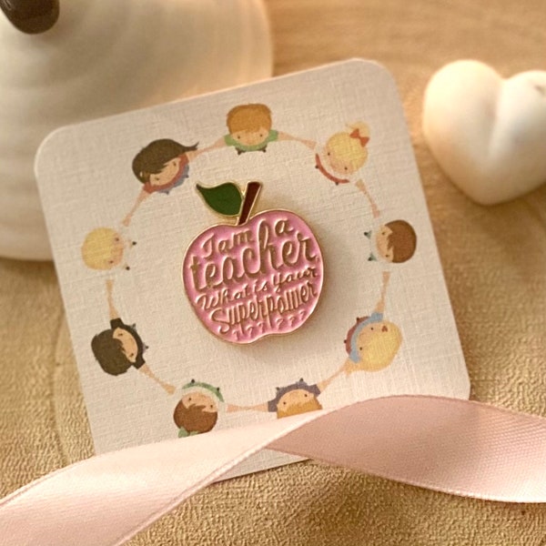 Teacher Pin - Etsy