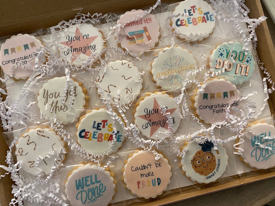 Congratulations Graduation, Degree, Exams Biscuit Box, Gcses, College ...