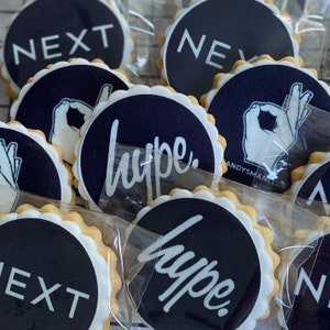 Branded Corporate Logo Biscuits, Bespoke Iced Biscuits for Corporate ...