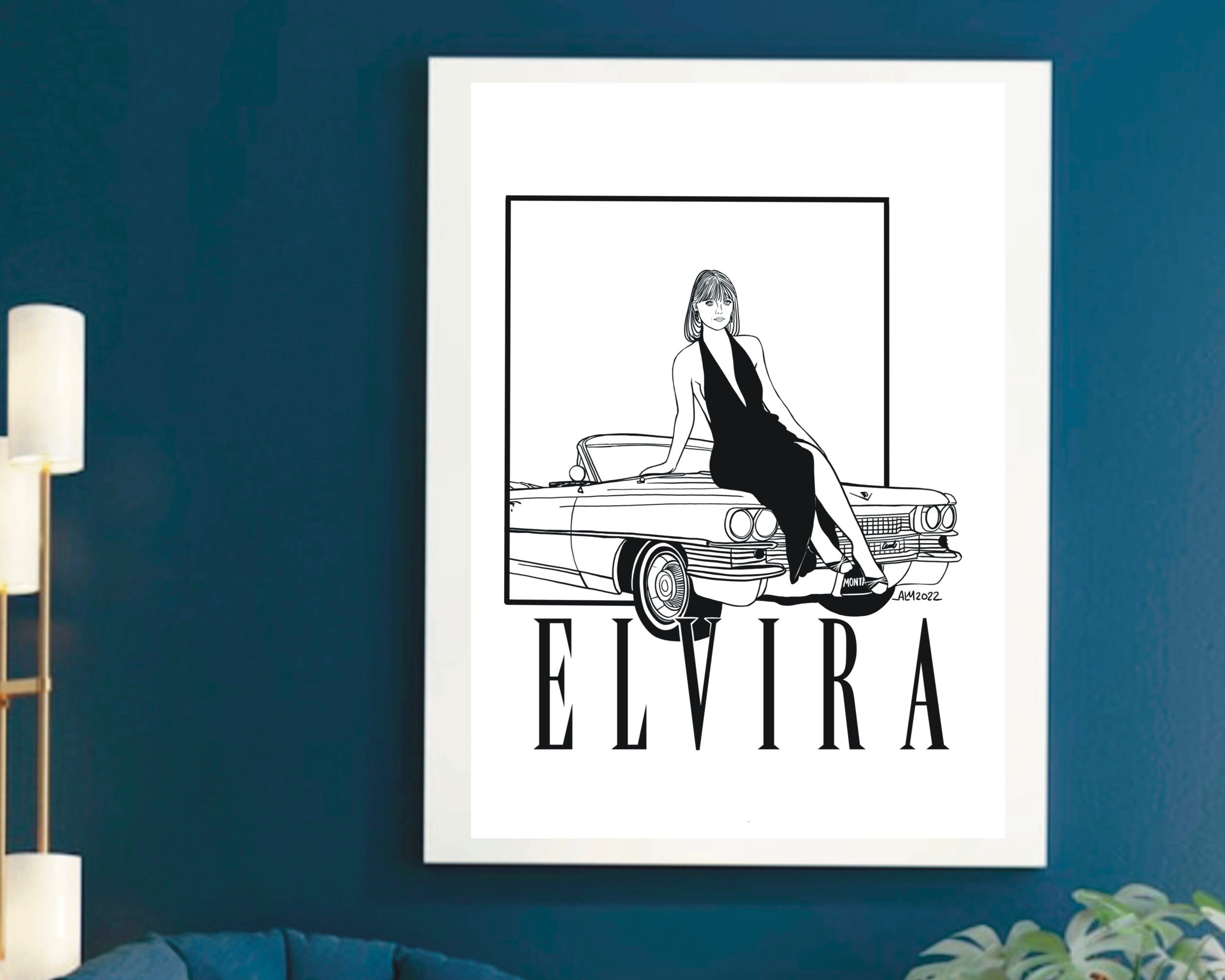 Elvira Hancock Fanart Poster Printable Instant Download Tony - Etsy