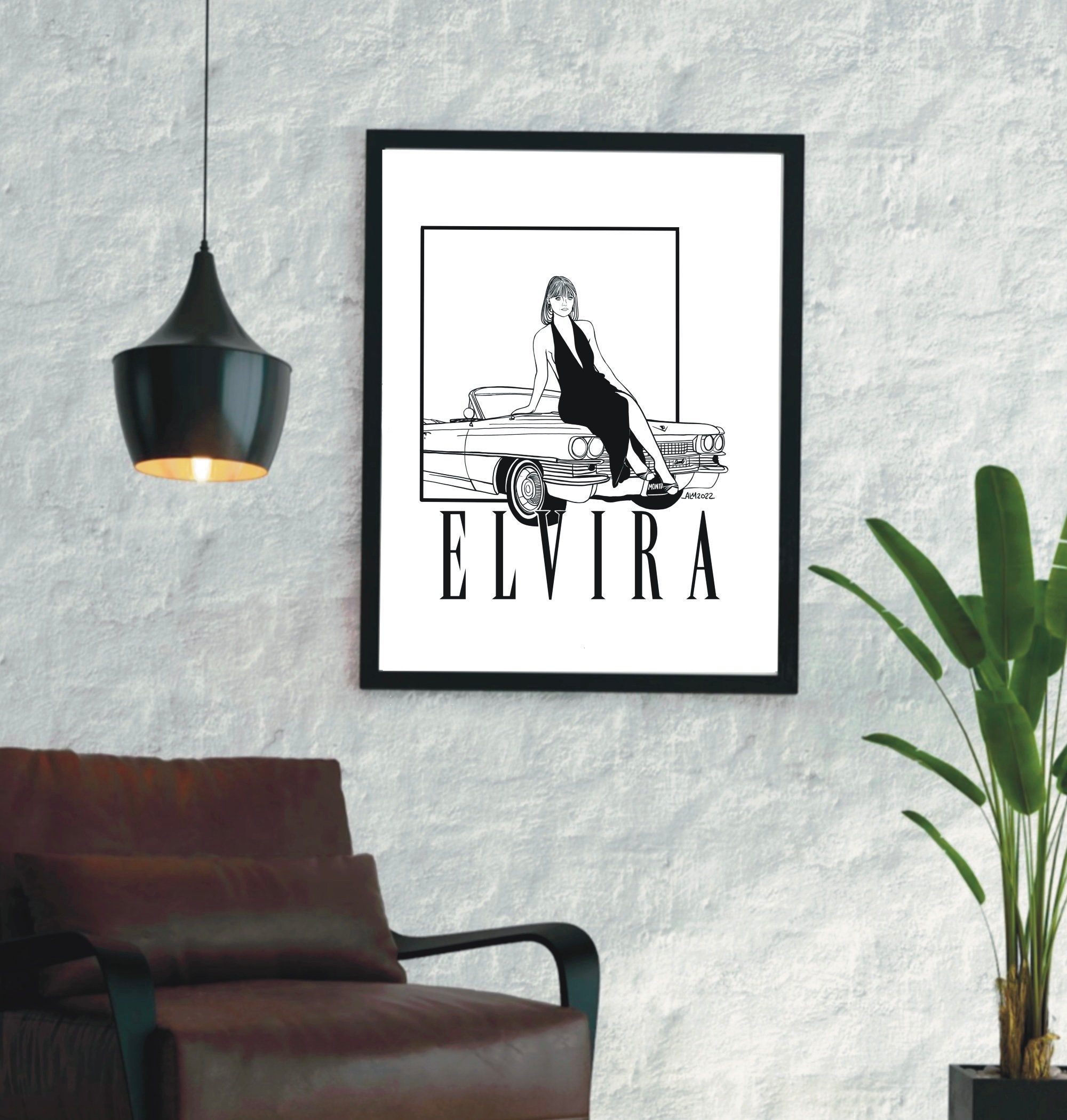 Elvira Hancock Fanart Poster Printable Instant Download Tony - Etsy