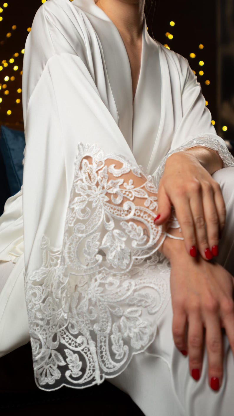 Silk Pajams Boudoir Lingeria Silk Pajamas for Women Lace Lingeria ...