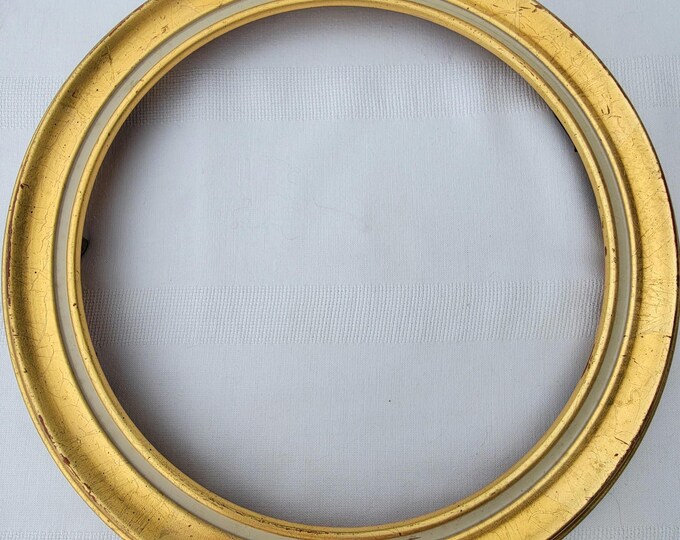 Vintage MCM Gold Foiled 13.5" Resin Collector Plate Frame Holder - Etsy