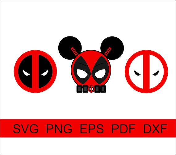 Deadpool Logo Svg Clipart Deadpool Eps File for Cricut - Etsy UK