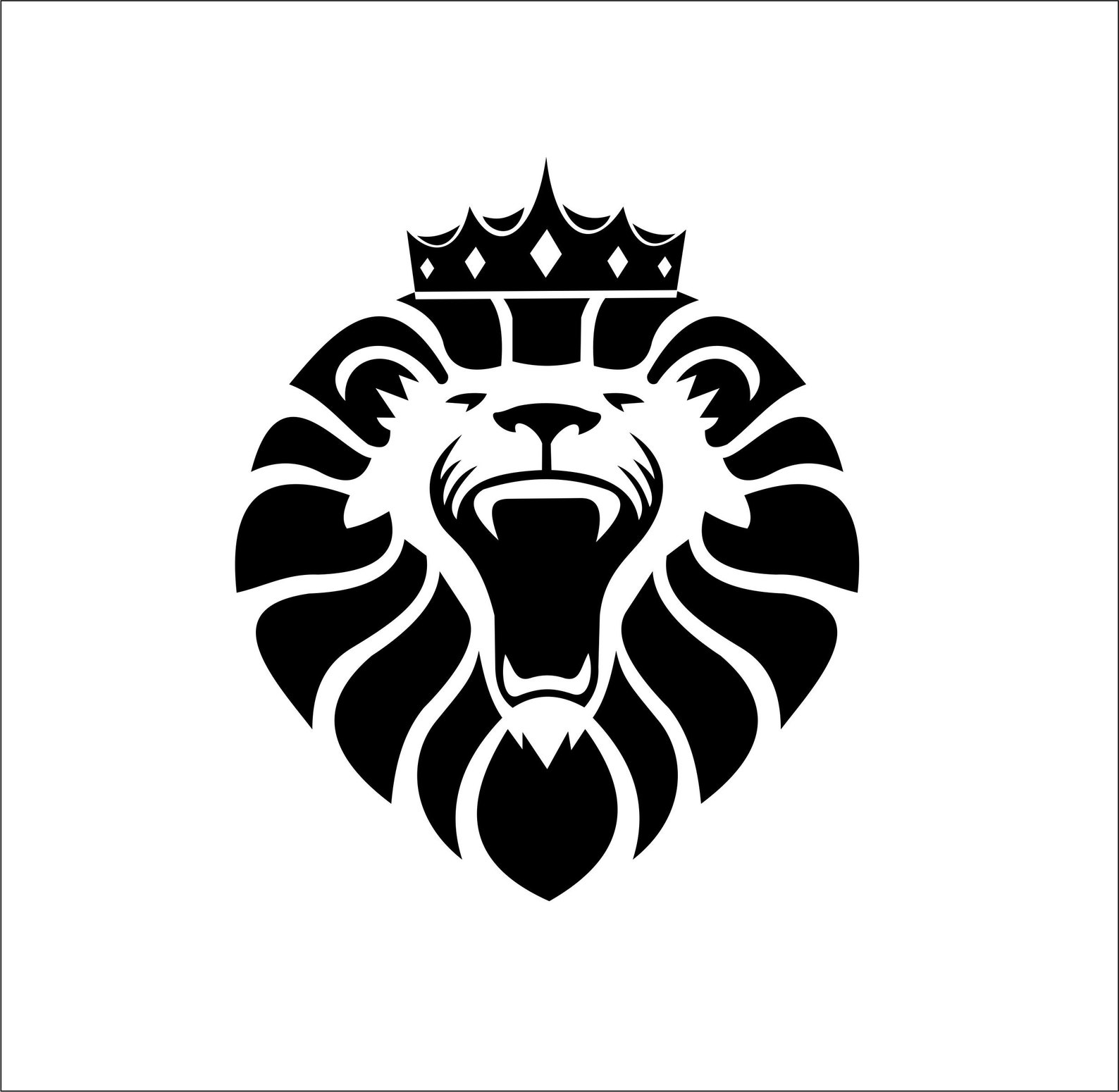 Rey león svg DXF PNG archivo digital archivo de corte - Etsy España