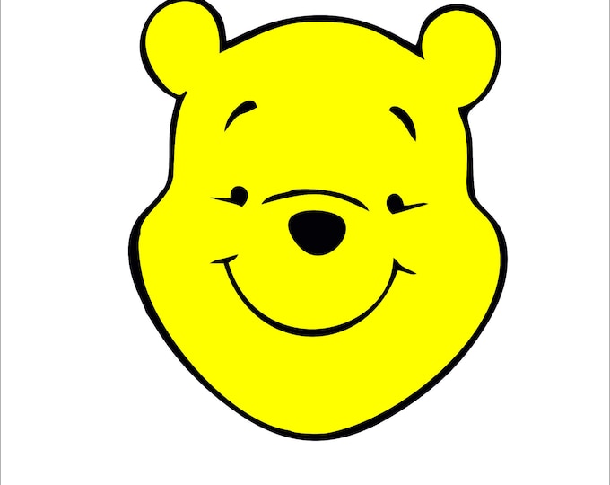Winnie the Pooh Svg, Winnie Pooh Face Svg, Winnie Cricut File, Winnie ...