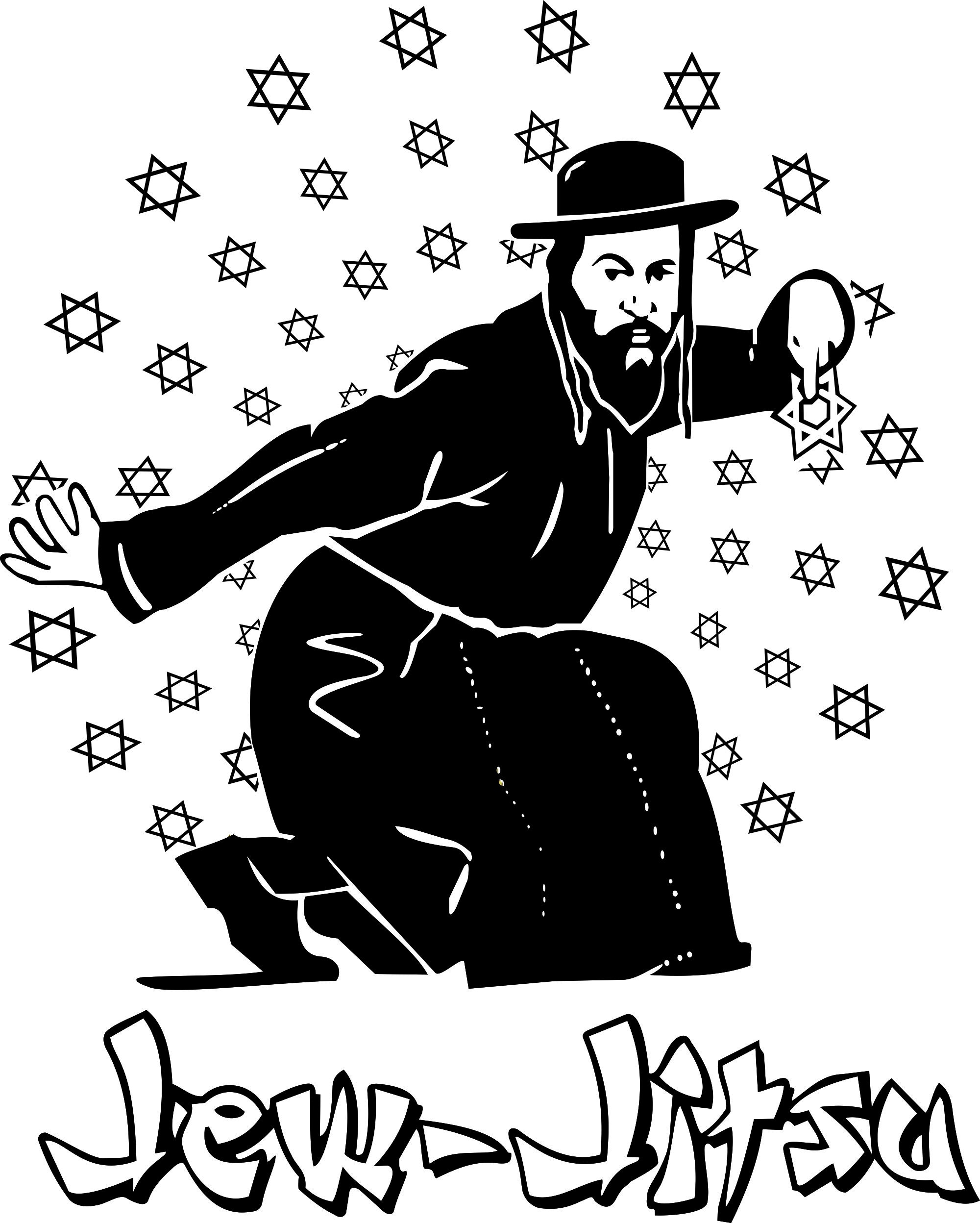 Jew Jitsu Clipart, Svg, Dxf, Eps File, Jew Jitsu Mem Download, T-shirt ...