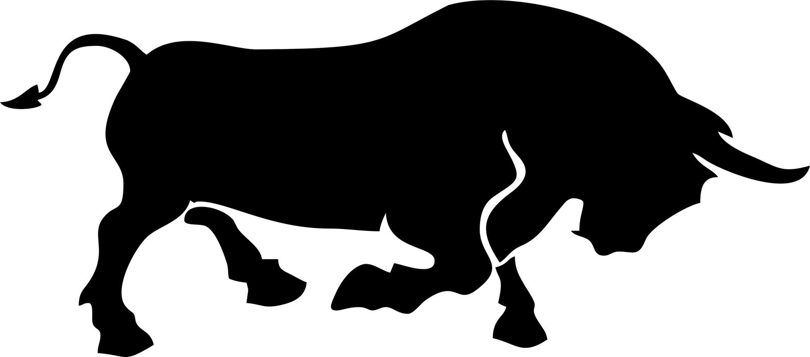 Bull Svg File, Digital File for Printing on T-shirts, DXF, PNG, Vector ...