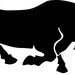 Bull Svg File, Digital File for Printing on T-shirts, DXF, PNG, Vector ...