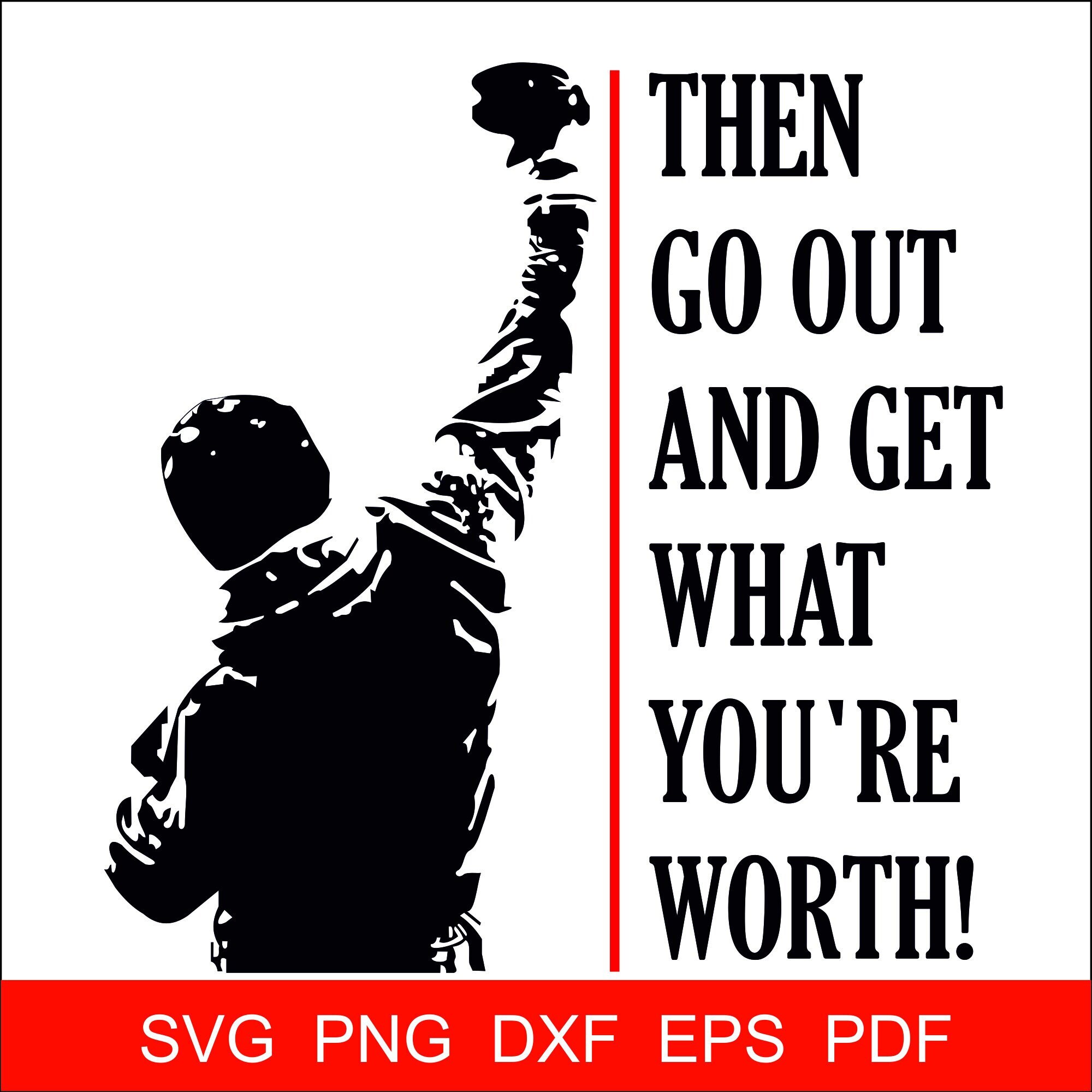 Rocky Balboa Svg Boxer Svg Motivation Clipart Cut File Dxf - Etsy